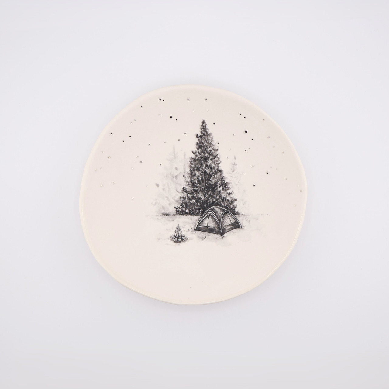Mallory Wetherell, Plate, Camping - Bray Gallery
