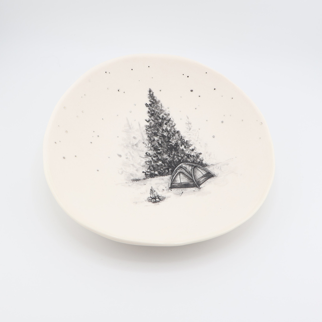 Mallory Wetherell, Plate, Camping - Bray Gallery