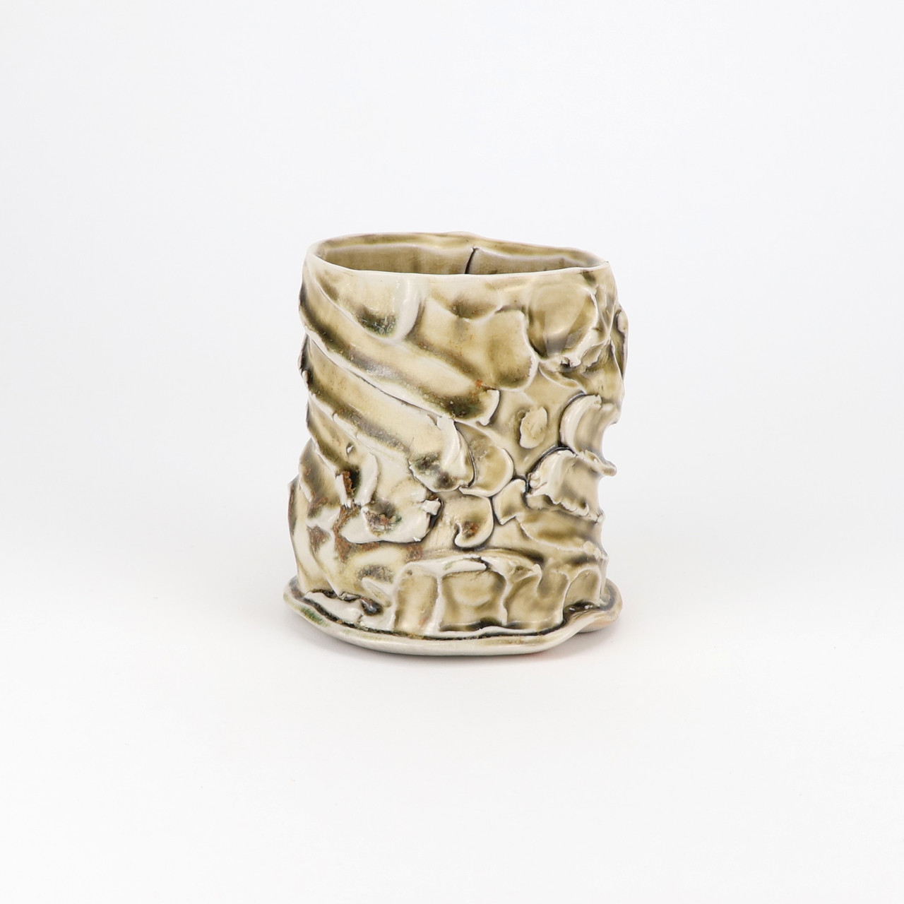 Sarah Alsaied, Cup, Green Waves - Bray Gallery