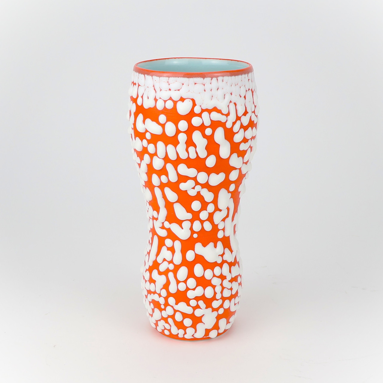 Brooks Oliver, Large Red and White Vase - Bray Gallery